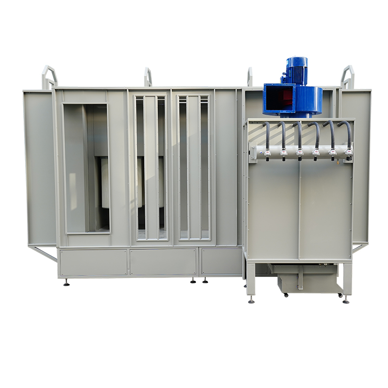 Automatic Powder Coating Booth System with Filter Recovery - Buy ...